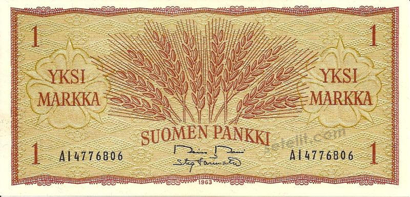 1 markka 1963 | Setelit.com